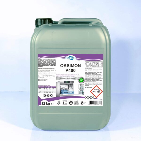 Oksimon P400 12kg, mašinsko pranje posuđa, pribora i čaša – Simoneks